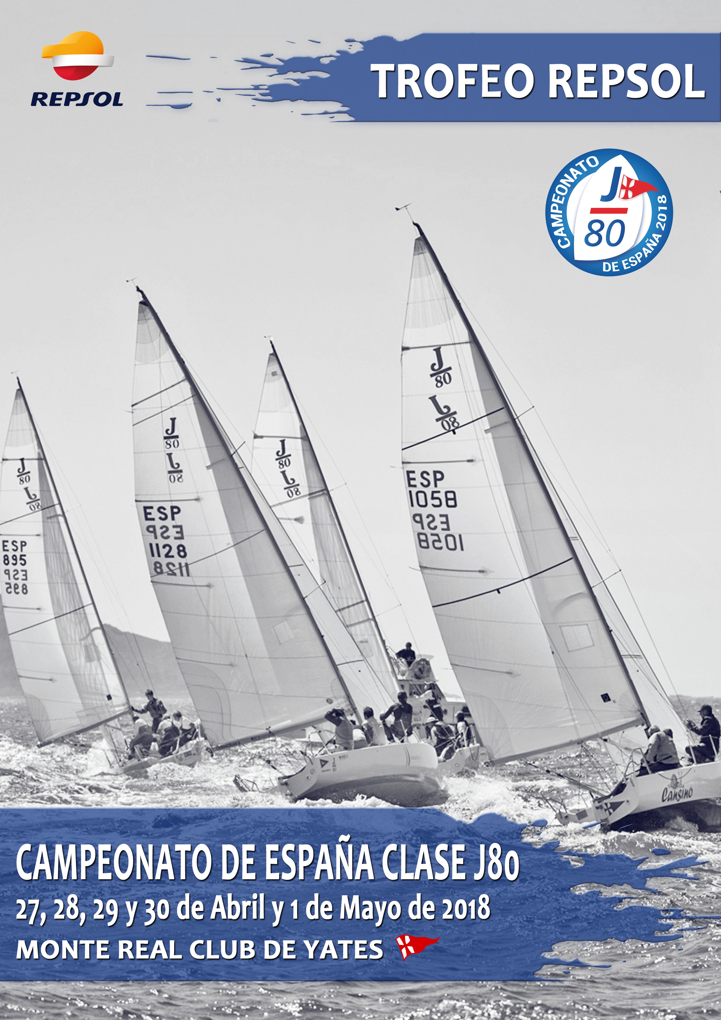 Campeonato España J80- CARTEL VERTICAL LOGO · Monte Real Club de Yates ...