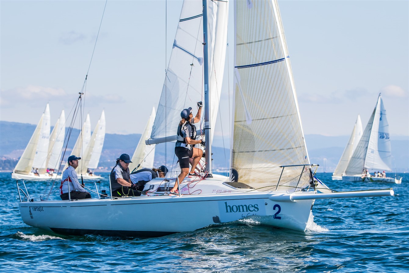 The J80 fleet returns to Baiona to compete in the Autumn League · Monte ...