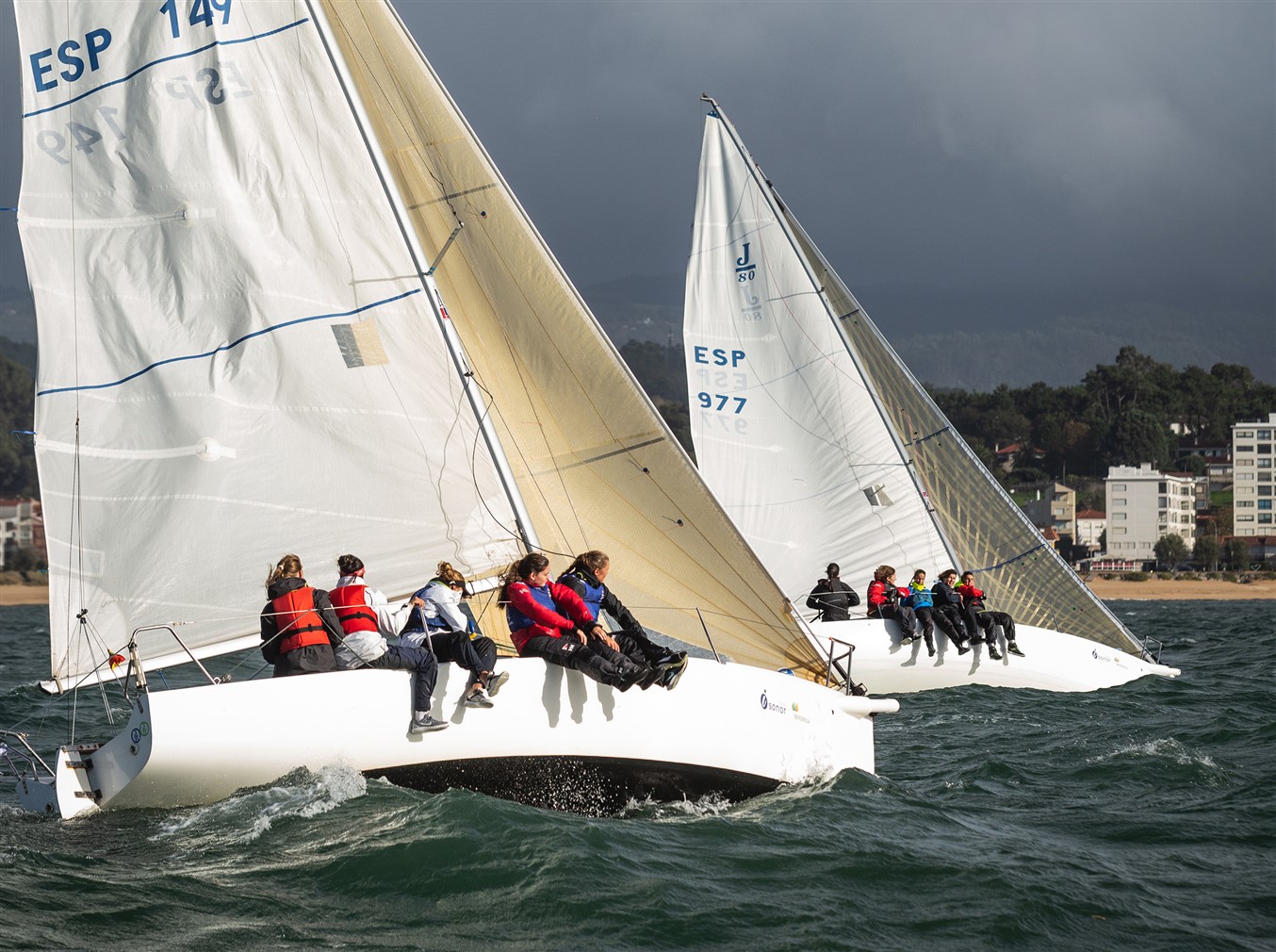 The storm, protagonist of the final of the National Women's Sailing ...